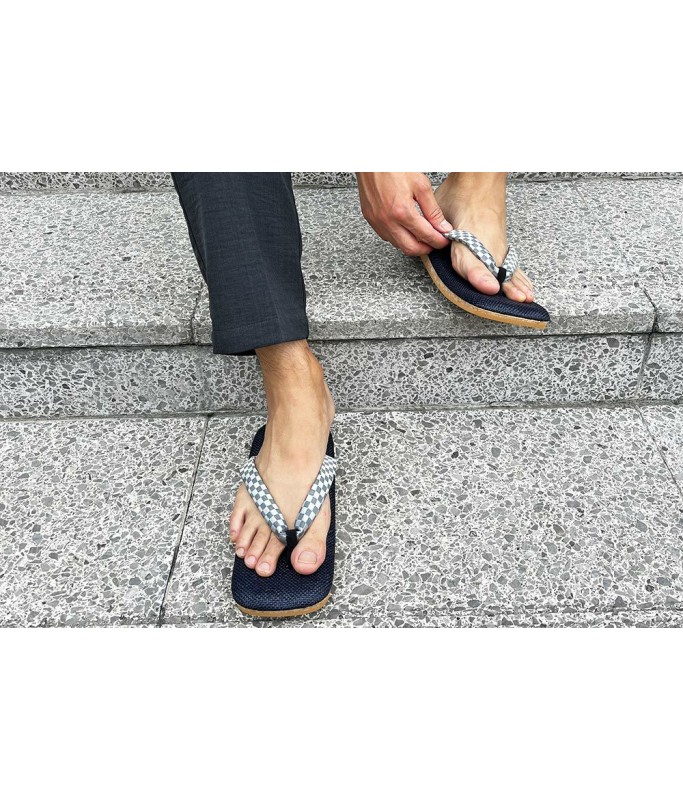 Japanese Setta Rattan Mesh Navy